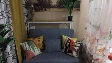 Estúdio, 1 quarto, acessível, fumadores | Sala de estar