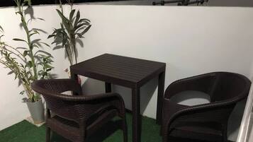 Estúdio, 1 quarto, acessível, fumadores | Varanda