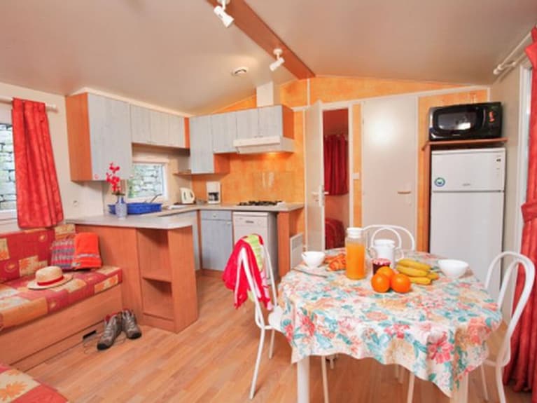 Mobile Home 30m² With Terrace In Meyrueis - Lozère