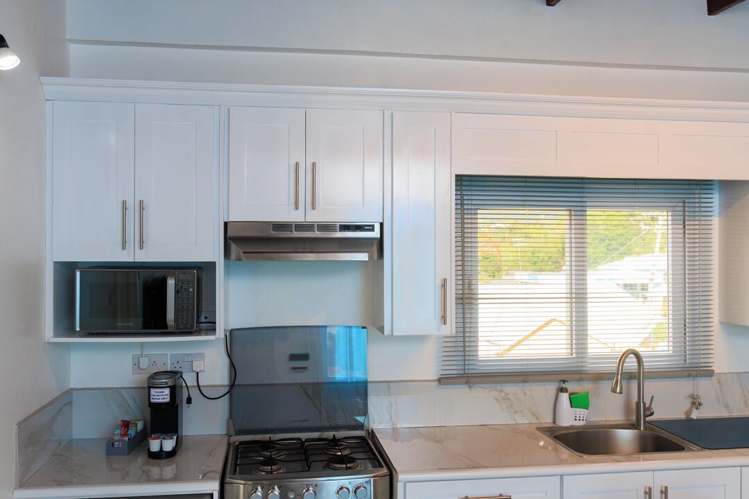 Apartamento, vista para a montanha | Cozinha privada | Uma cafeteira/bule, um frigorífico, um micro-ondas, um forno 