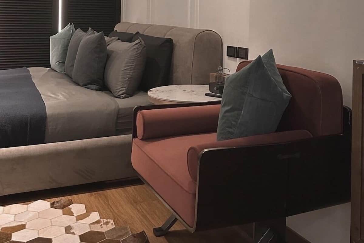 Quarto casal básico | Wi-Fi de cortesia