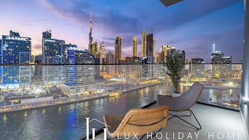 Estúdio, varanda, vista para o canal | Varanda