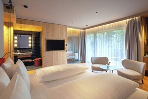 Camera Comfort con Sauna | Cofre no quarto, cortinas/cortinados opacos, Wi-fi grátis