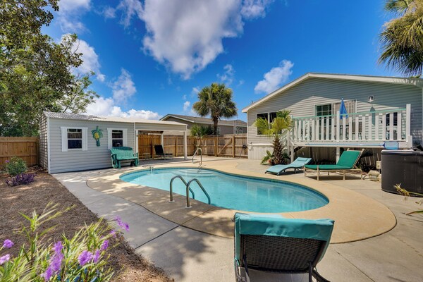 2 Blocks To Beach! Family-friendly Home In Pcb - Panama City Beach, FL