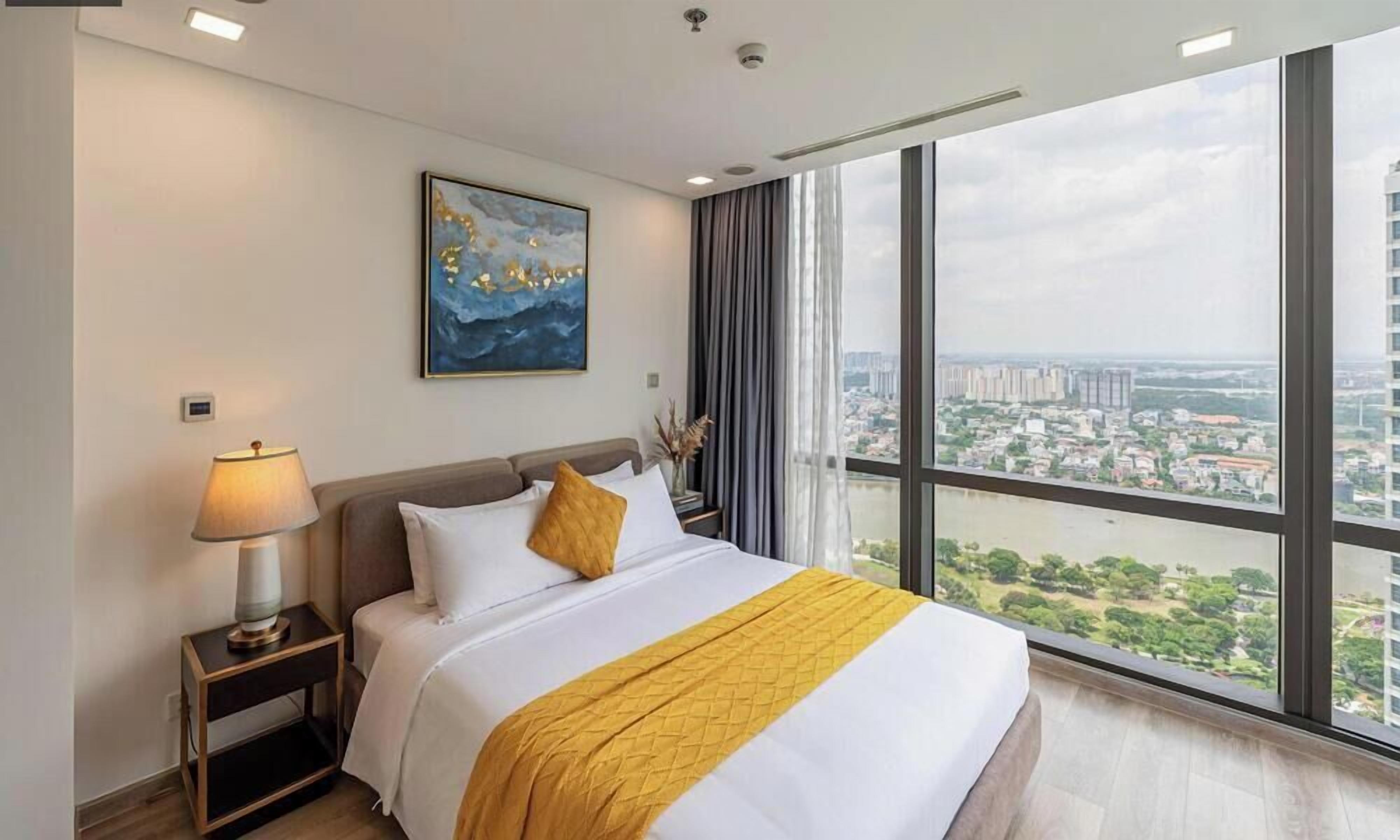 Apartamento Deluxe, 3 quartos, terraço, Vista para a cidade | Cortinas/cortinados opacos, quartos insonorizados 