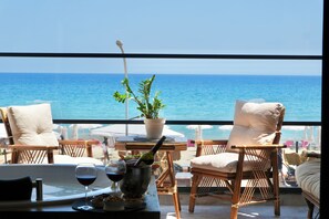 Quarto exclusivo, vista para o mar | Terraço/pátio