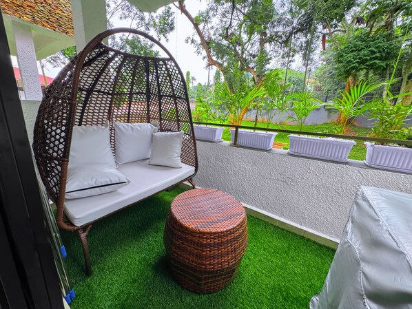 Apartamento Comfort, Vista para a cidade | Terraço/pátio interior