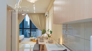Apartamento Comfort, 1 quarto, não fumadores, Vista para a cidade | Cozinha privada