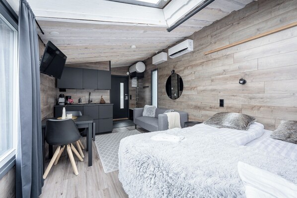 Estúdio, vista para o lago, junto ao lago | Sala de estar