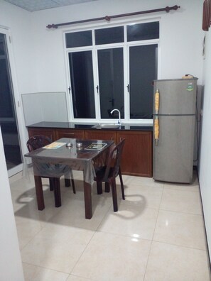 Um frigorífico no espaço comum