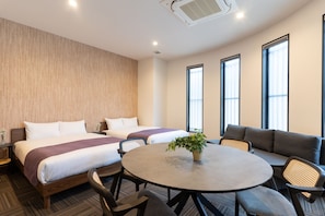 Quarto Twin Deluxe | Secretária, Wi-fi grátis, roupa de cama fornecida