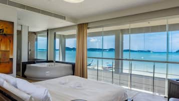 Villa, pátio, vista para a praia | Wi-fi grátis