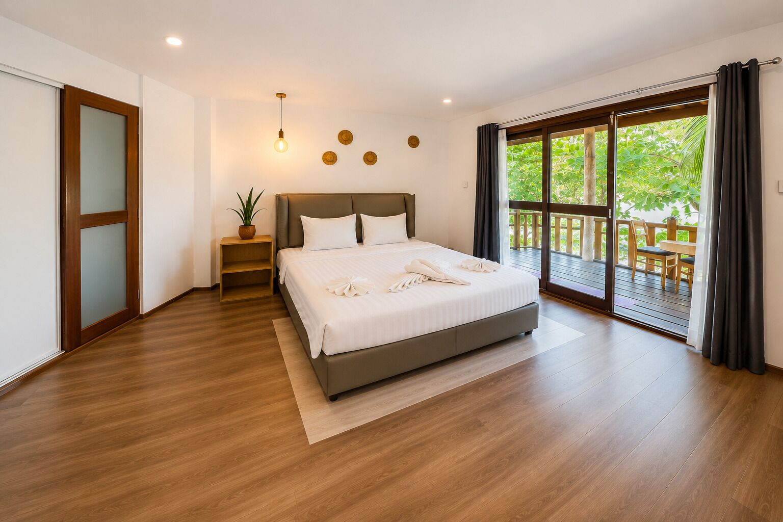 Bangalô básico, sacada, vista para o mar | Wi-Fi de cortesia, roupa de cama