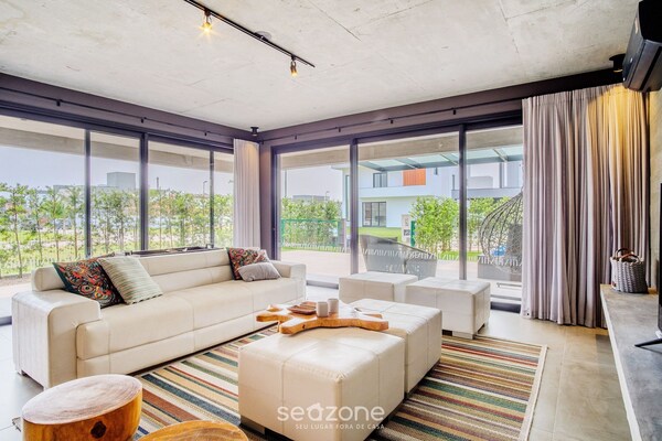 Modern House With Pool Next To Surfland Roi00 - Imbituba