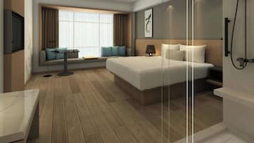 Quarto Standard, 1 cama king-size, vista para o jardim