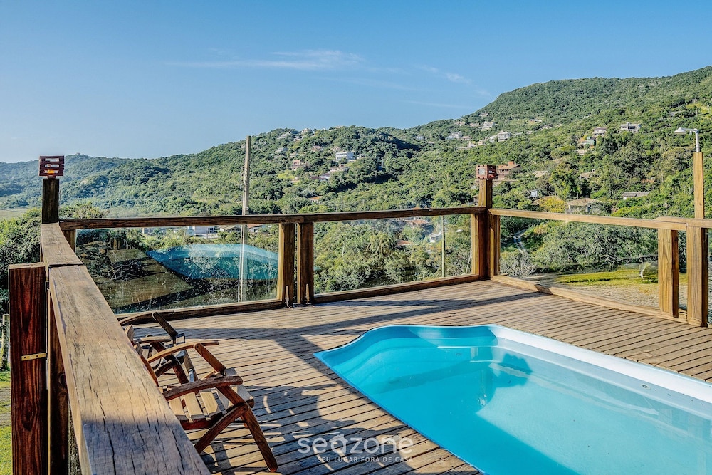 Beautiful Rustic House W/ Pool In Garopaba Egf000 - Garopaba