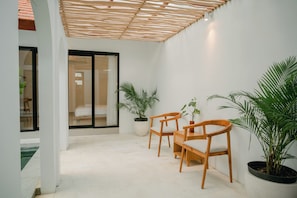 Villa, 2 quartos, piscina privativa | Terraço/pátio interior