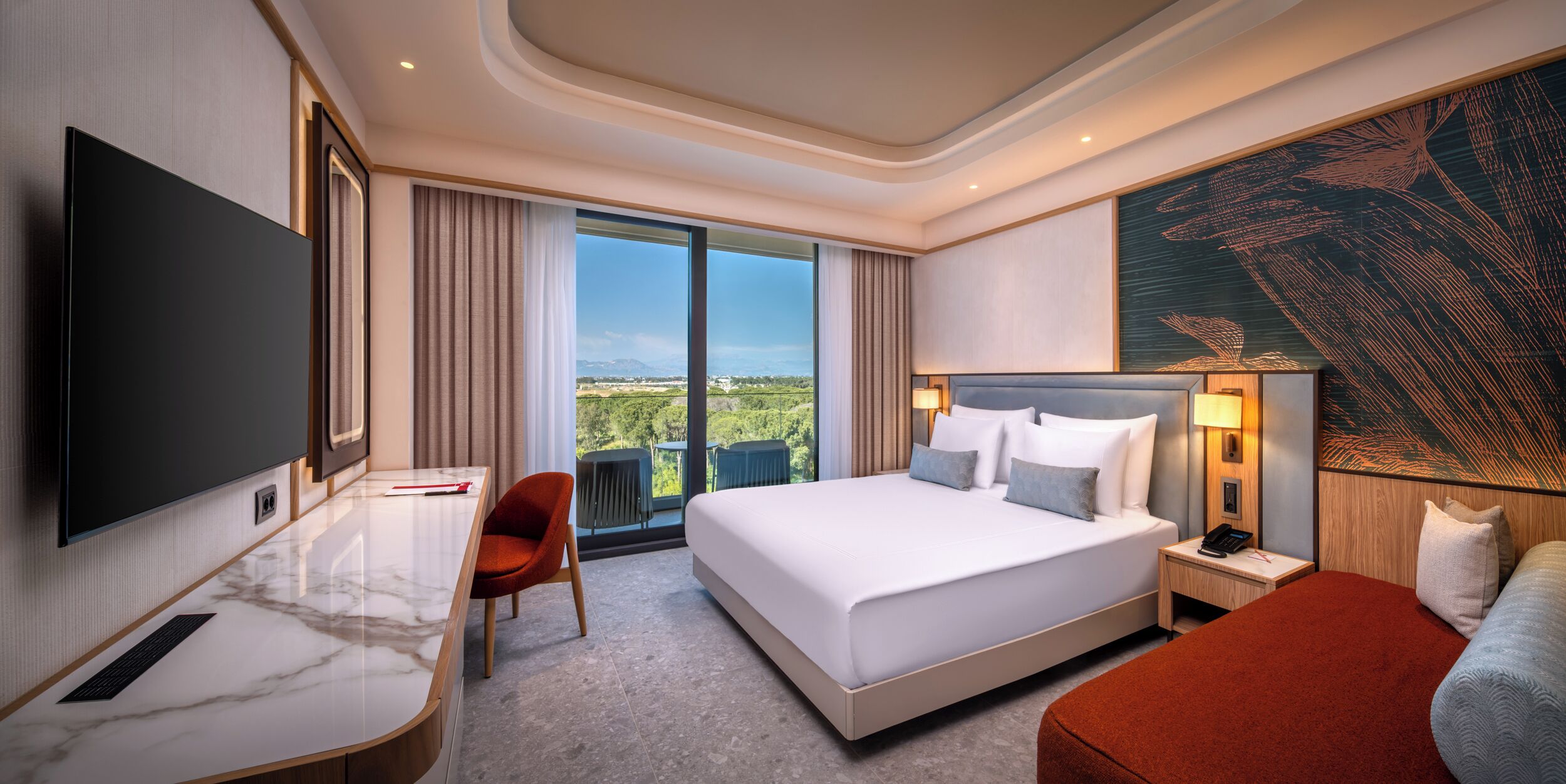 Family Suite Garden View Room | Roupa de alta qualidade, minibar grátis, cofre no quarto 