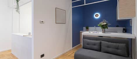 Estúdio (0 Bedroom) | Área de estar | TV