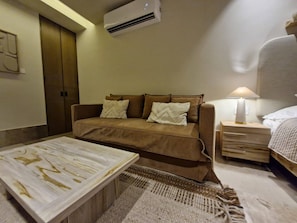 Apartamento, 1 quarto, acessível, varanda | Sala de estar