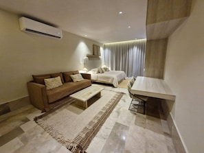 Apartamento, 1 quarto, acessível, varanda | Sala