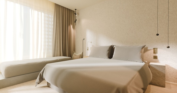 Secretária, cortinas/cortinados opacos, ferro/tábua de engomar