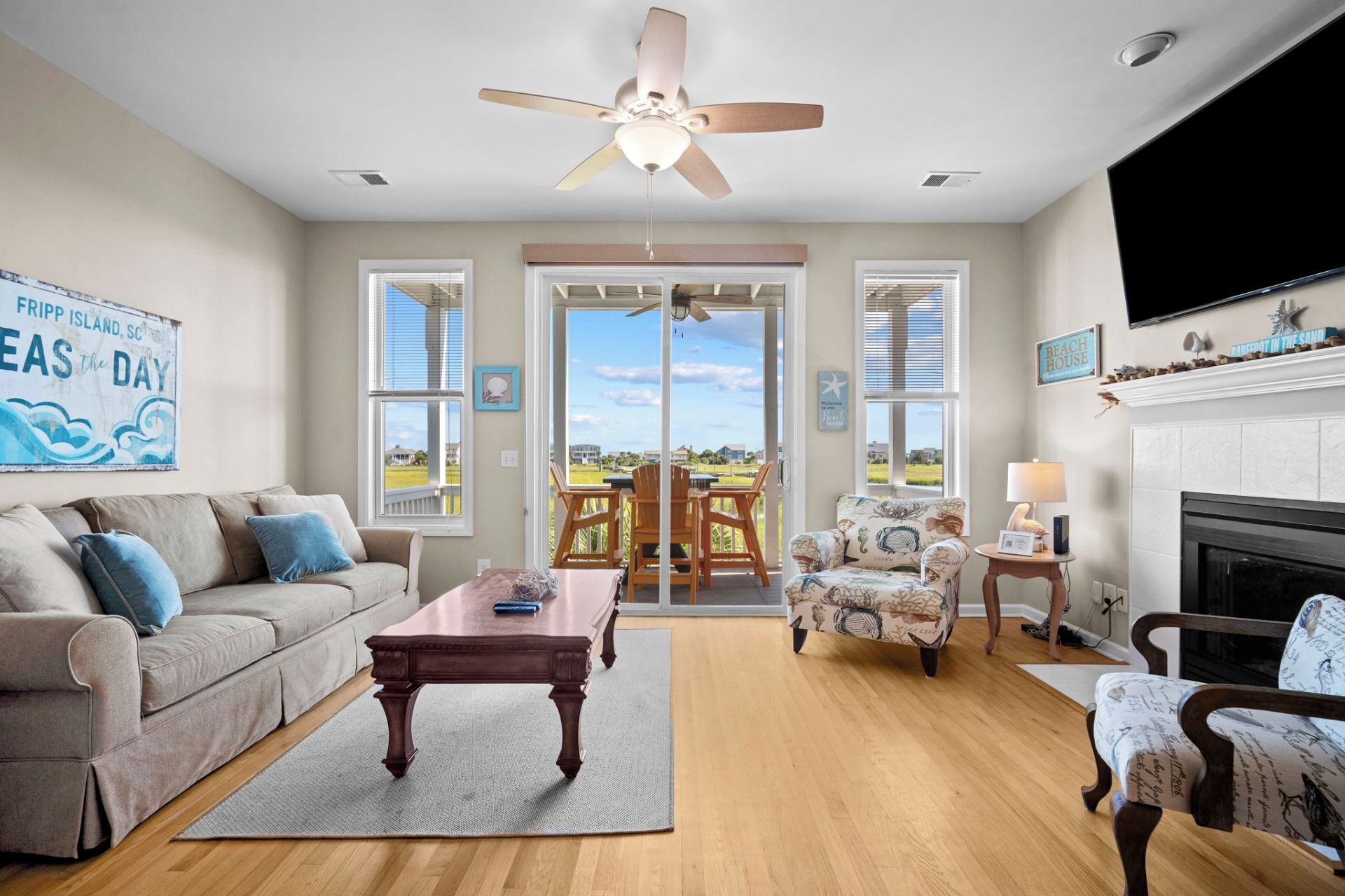 Beautiful Ocean Views, Golf Cart Included, Steps To The Cabana Club - 34 Sea Mist - Fripp Island, SC