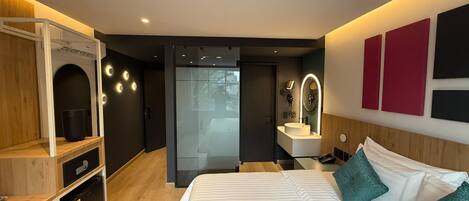 Quarto executivo | Cofres nos quartos, Wi-Fi de cortesia, roupa de cama