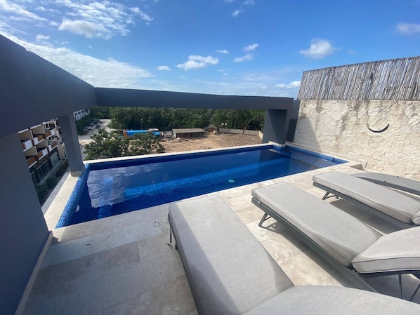 Apartamento, 2 quartos, fumadores | Piscina | Piscina exterior