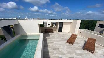 Apartamento, 3 quartos, fumadores, piscina privativa | Piscina | Piscina exterior