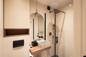 Apartamento, varanda, vista para a cidade | Banheiro