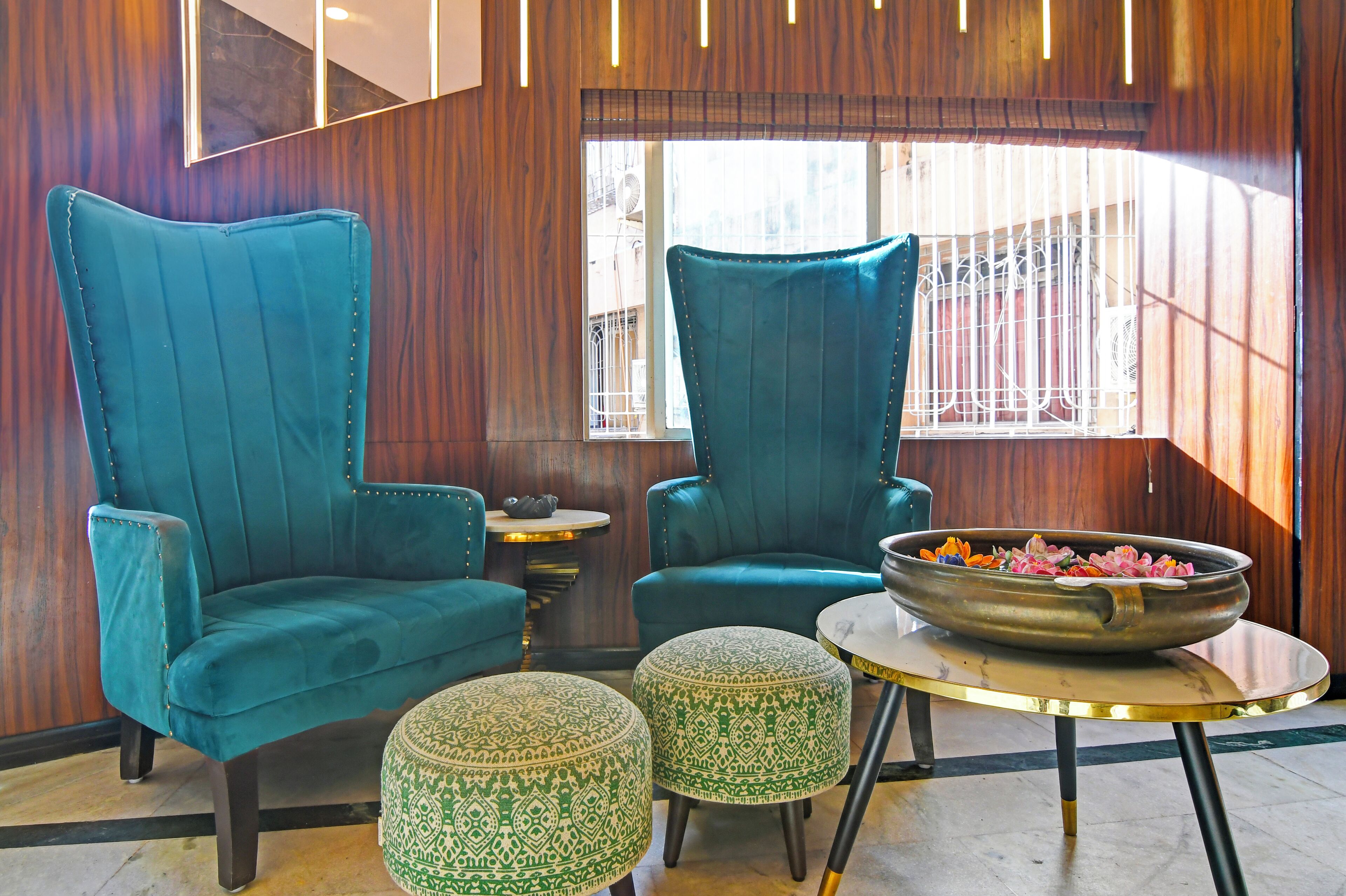 Sala de estar do lobby