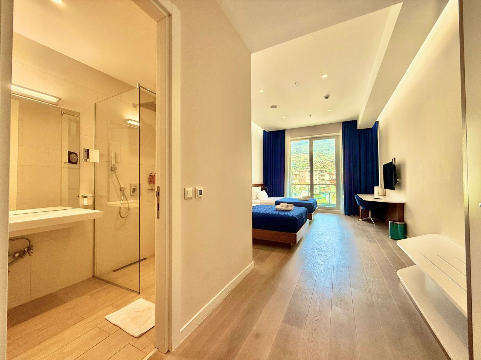 Estúdio de Luxo, varanda, Vista para a cidade | Cozinha privada | Uma chaleira elétrica 