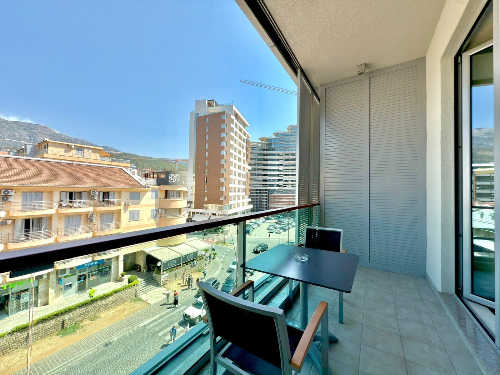 Estúdio real, sacada, vista para a cidade | Sacada