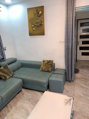 Suite-Estúdio Comfort, varanda, Vista para a cidade | Sala de estar