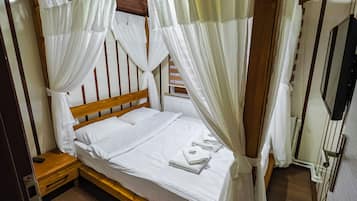 Chalé Deluxe, vista para a montanha | Roupa de alta qualidade, cofre no quarto, com decoração personalizada