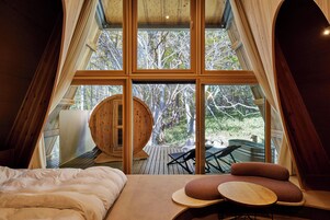 Cabine, não fumadores, sauna (Private) | Secretária, Wi-fi grátis, roupa de cama fornecida