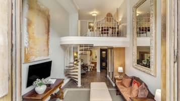 Deluxe Suite Duplex, Balcony, Sea View | Sala de estar