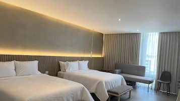 Quarto Duplo Deluxe | Cofre no quarto, secretária, ferro/tábua de engomar, Wi-fi grátis