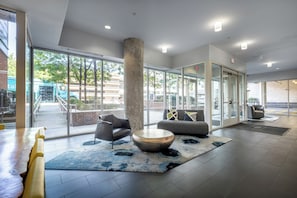 Sala de estar do lobby