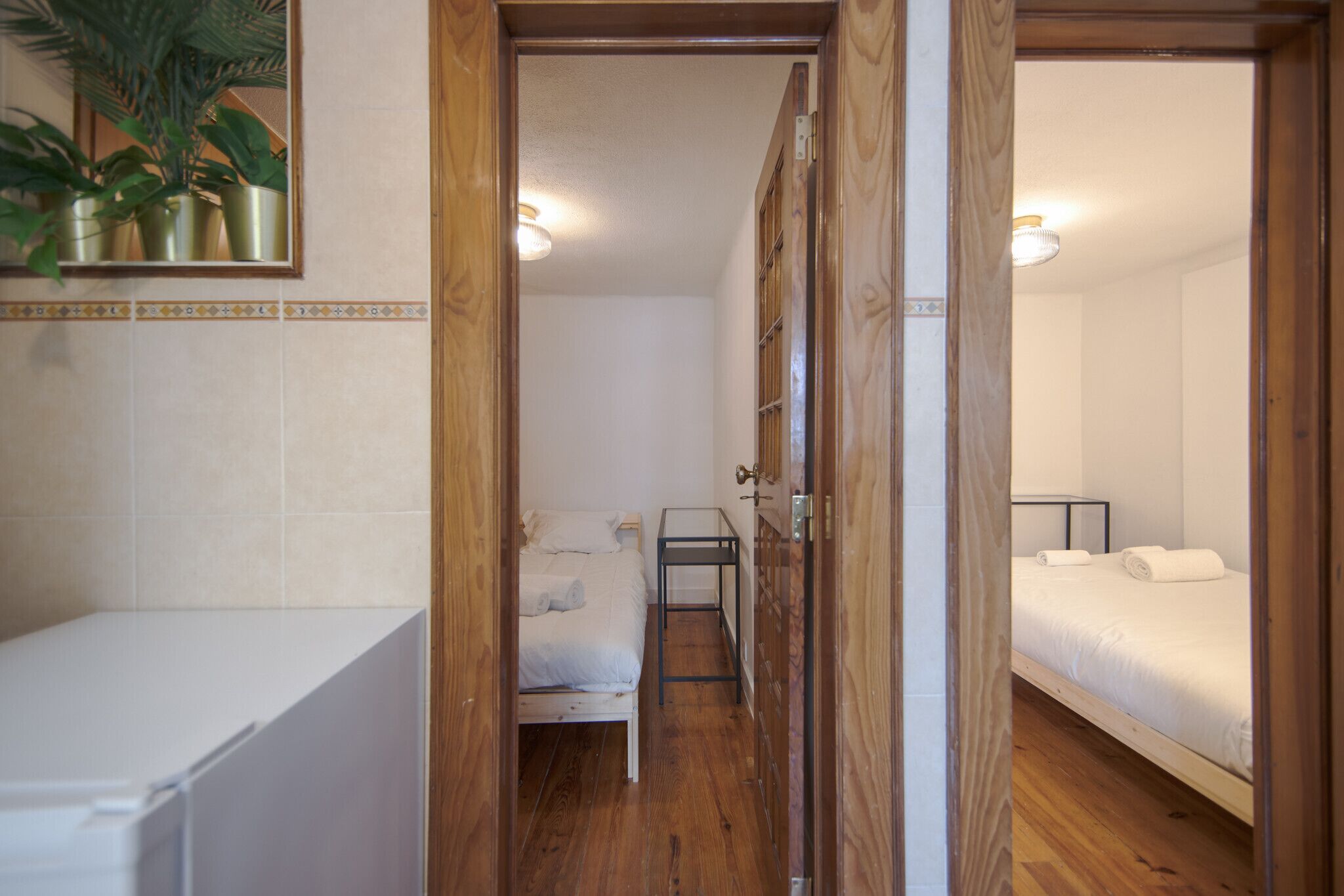 1 quarto, roupa de cama fornecida 