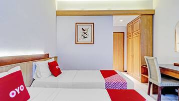 Quarto duplo luxo | Wi-Fi de cortesia, roupa de cama