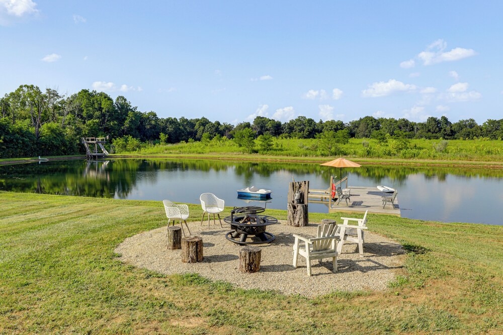 Private Ponds & Trails: Hillsboro Nature Retreat! - Ohio