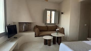 Suíte romântica, vista para o mar | Roupas de cama premium