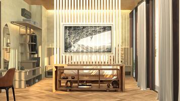 Cofres nos quartos, cortinas blackout, quartos à prova de som