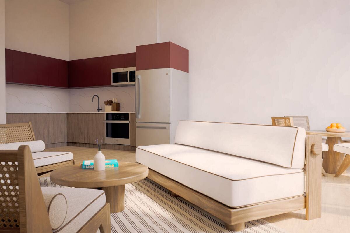 Apartamento Premium, 2 quartos, Vista para a cidade | Sala de estar