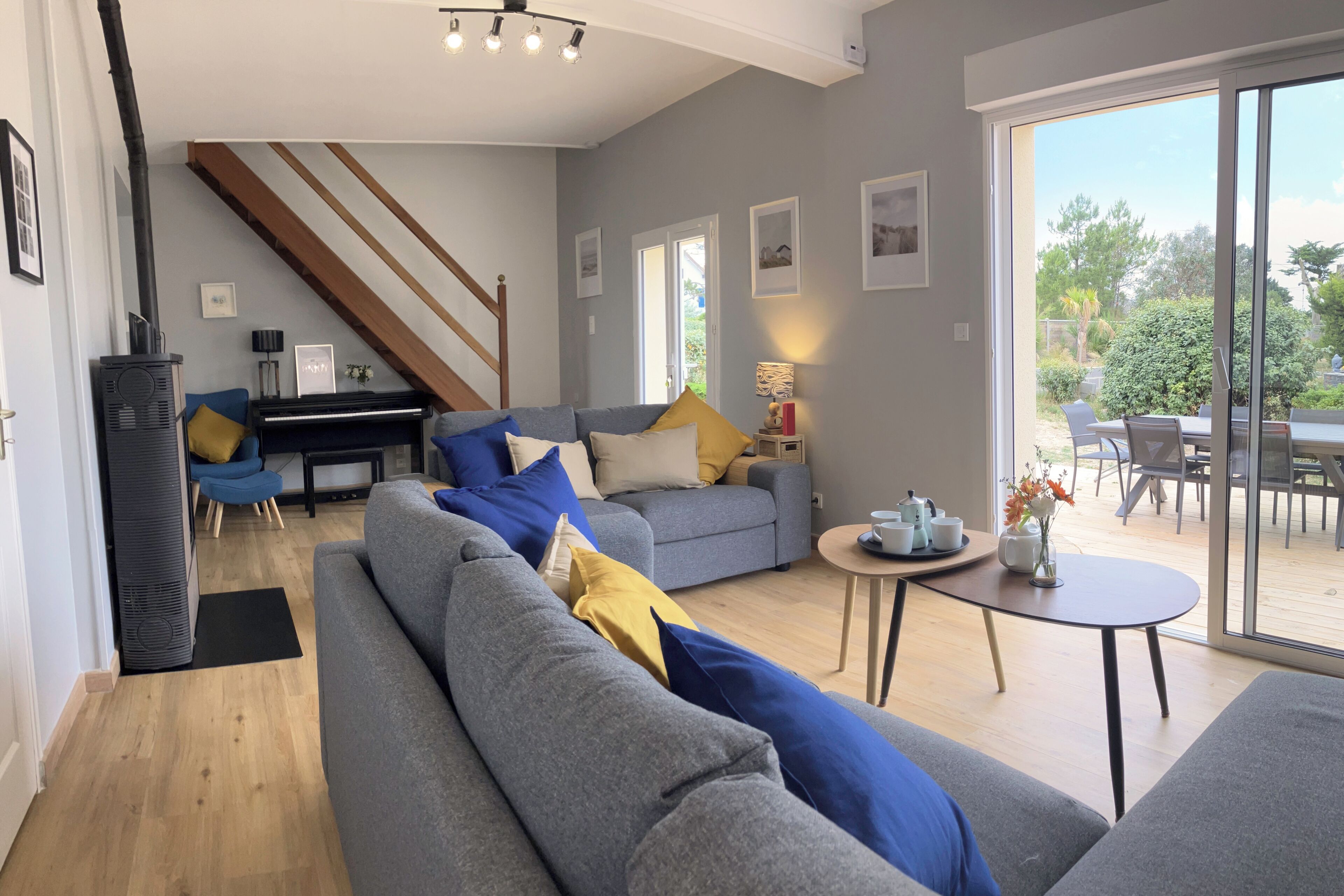 Maison Bord De Mer, 1 Min Plage De Sable Fin, Jacuzzi & Grand Extérieur - Saint-Germain-sur-Ay