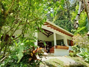 Vista para o jardim