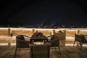 Terraço no piso superior