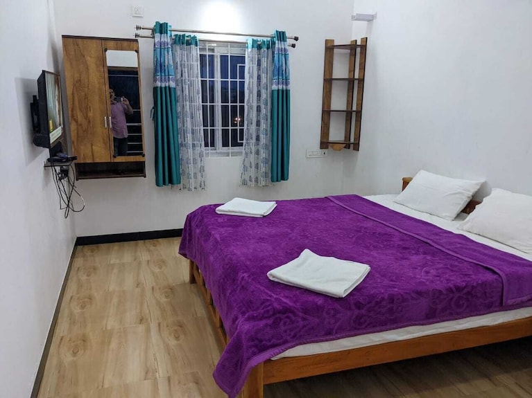 7 Separate Bedroom And Attached Bathroom; Container Wood House - Kerala